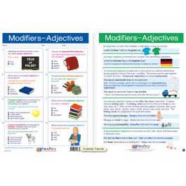 Modifiers – Adjectives - Laminated, Write-On & Wipe-Off Visual Learning ...