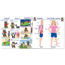 All About Me Bulletin Board Chart Set of 5 For Early Childhood ...