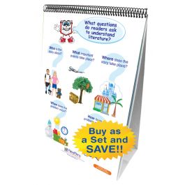 ELA Common Core Standards Flip Chart Set - Set of 6 For Grades 1 - 6