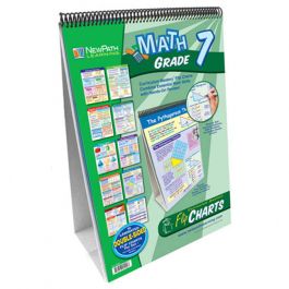 Math Curriculum Mastery Flip Chart Set For Grade 7 | NewPath Learning